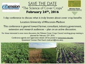 Save the date – February 24th, 2016 – The Science of Cover Crops ...